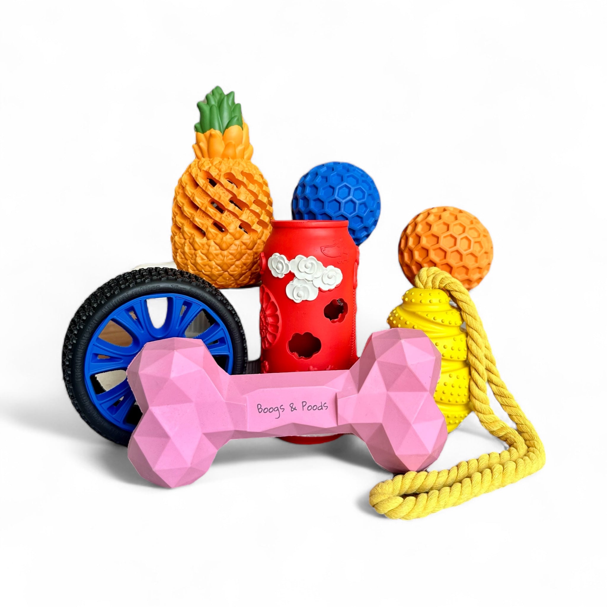 Tough Toys- Durability Meets Fun- Perfect For Tough Chewers – Boogs & Poods